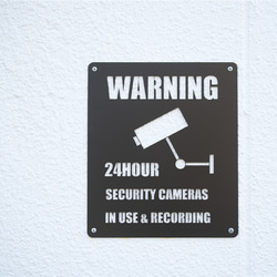 SIGN PLATE -Security サインプレート セキュリティM その他インテリア雑貨 SULK 通販 17682195｜Creema ...