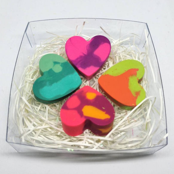 cocoiroクレヨン＊ハートクローバーBOX女の子誕生日プレゼント知育玩具プチギフト おもちゃ・人形 オリジナルクレヨンショップcocoiro 通販 17694884｜Creema(クリーマ)