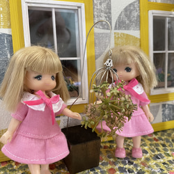 M2412 ミキちゃんマキちゃん ハンドメイド 服 襟レース ピンクワンピース おもちゃ・人形 lilicca 通販 17697542 ...