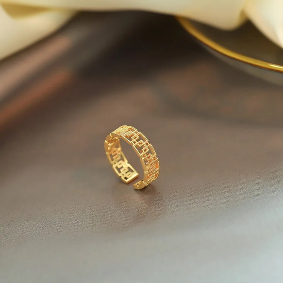 (受注制作) overlap square ring *stainless 指輪・リング Gliste 通販 17728523｜Creema ...