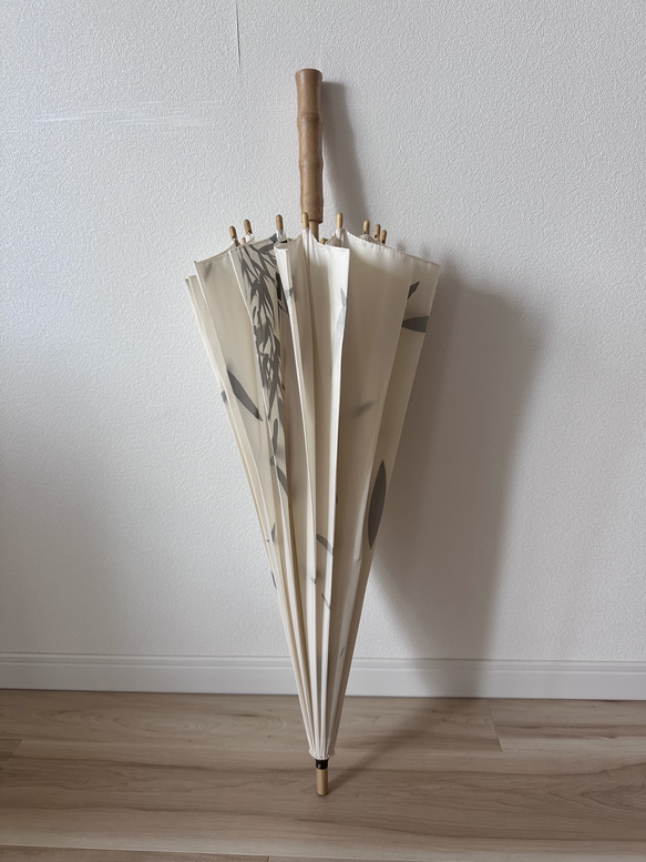 和傘 長柄 16本骨 日傘 雨傘 晴雨兼用 UVカット 紫外線対策 ボタン手動開閉式 E3/白灰 傘・日傘 雑貨屋さん21 通販 ...