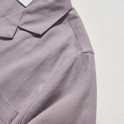 お得な2点セット コットンリネン開襟シャツ＋裏地付スカート 灰紫色 220511-3 210807-3 その他ファッション fall-in&co(talent) 通販 17736193 ...
