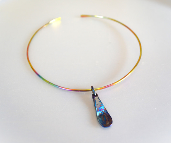 Titanium Choker・チタンチョーカー=zipper・A= ネックレス・ペンダント ねこへい工房（コブ） 通販 17738229 ...