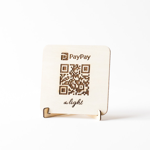 ショップスタンド QRコード / スタンド付き PayPay Instagram ショップスタンド その他インテリア雑貨 the light candle 通販 17739341｜Creema ...