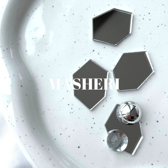 4p6角形 mirror C141 その他素材 MASHERI parts shop 通販 17749925｜Creema(クリーマ)