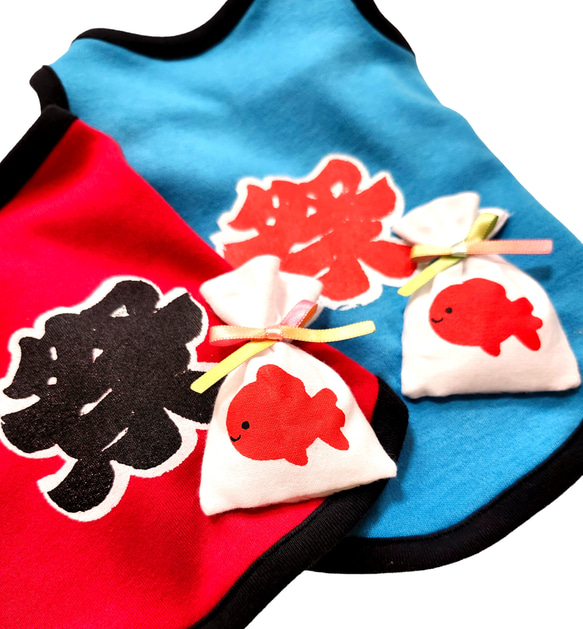 【再販×②・お祭りタンク(金魚つき)】Koguma dog・犬服 ペット服・アクセサリー Koguma-dress 通販 17752827｜Creema(クリーマ)