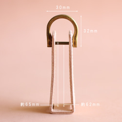 ちょこんと立つキーケース Dカン付き LF-025 ヌメ革ALL レザーキーケース キーホルダー キーリング 鍵収納 キーケース Le/freem(レ/フリーム) 通販 17757676 ...