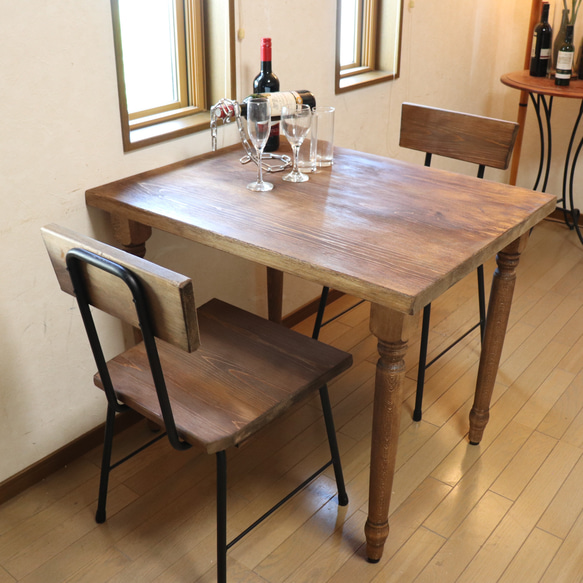 ひのき53cmろくろ足 奥行約70㎝ カウンターテーブル ダイニングテーブル カウンターテーブル ダイニングテーブル アピアランス ハンドメイド家具 通販｜Creema(クリーマ)