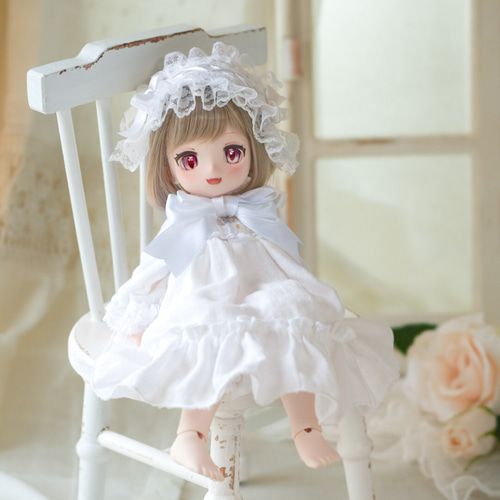 1/6ドール服 2点セット ダブルガーゼワンピース・ドロワーズ(1 1/6ドール服 2点セット ダブルガーゼワンピース・ドロワーズ(1