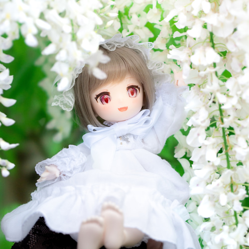 1/6ドール服 2点セット ダブルガーゼワンピース・ドロワーズ(1 1/6ドール服 2点セット ダブルガーゼワンピース・ドロワーズ(1