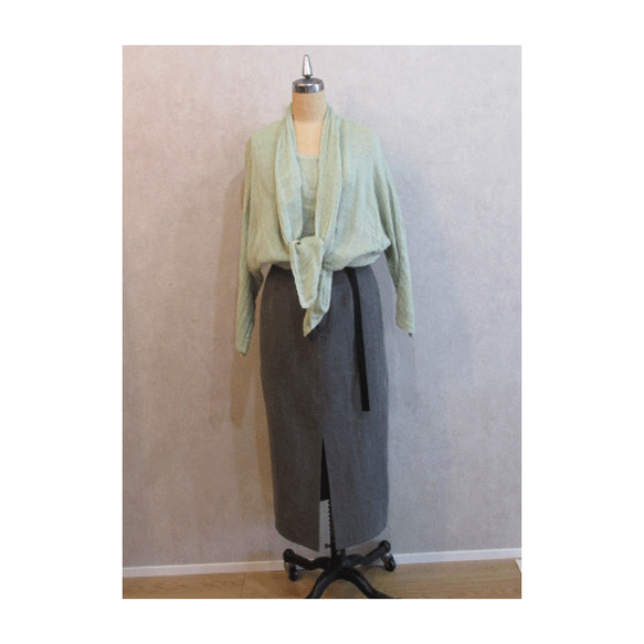 型紙/telitea/縫い代付き/カット済み/5～17号/裏地無/ハイウエストフロントスリットスカート（SK-0506) ロングスカート ...