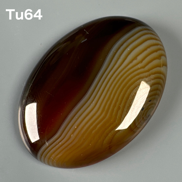 ボツワナアゲート 40ミリ ルース Tu64 天然石 pinky 通販 17777664｜Creema(クリーマ)