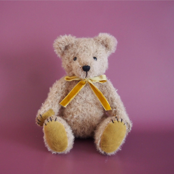ciel étoilé オリジナル Standard size teddy bear brown テディベア ギフト ぬいぐるみ Ciel ...