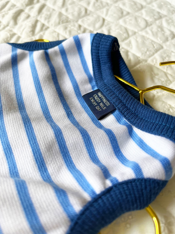 3S〜5L ️お腹メッシュにもできます♡爽やかsummerボーダー♡タンクトップ♡ ペット服・アクセサリー HAPPINESS 通販 17782631｜Creema(クリーマ)