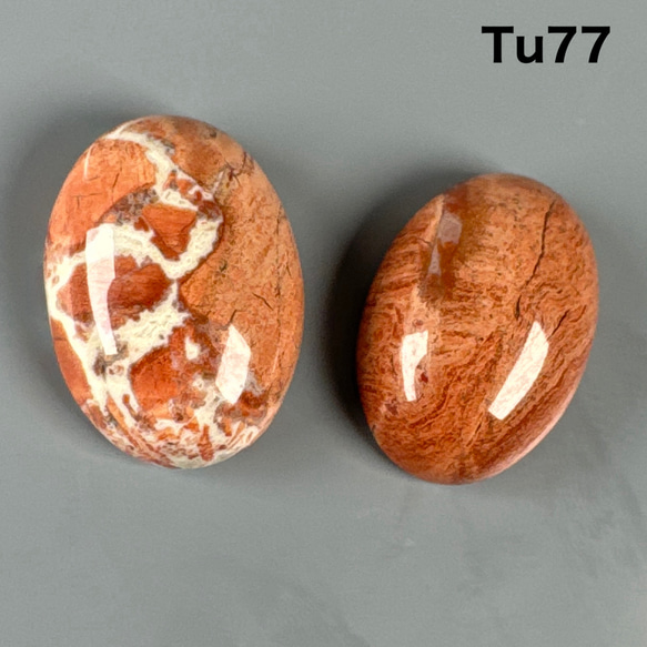 ブレシエイティッドジャスパー 18ミリルース ペアパック Tu77 天然石 pinky 通販 17786783｜Creema(クリーマ)