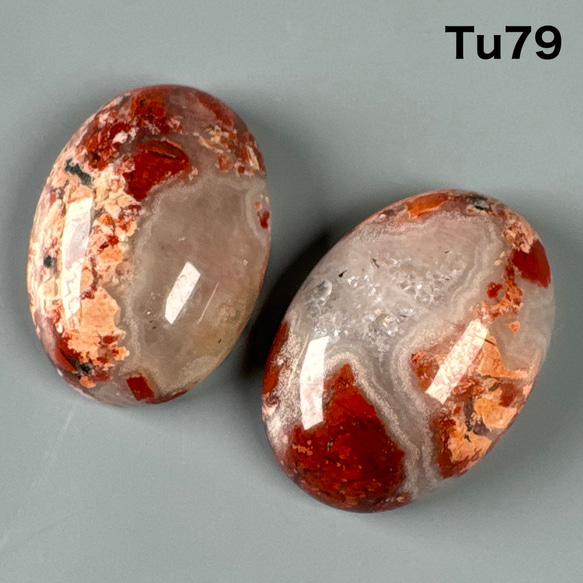 ブレシエイティッドジャスパーシリカ 18ミリルース ペアパック Tu79 天然石 pinky 通販 17786810｜Creema(クリーマ)