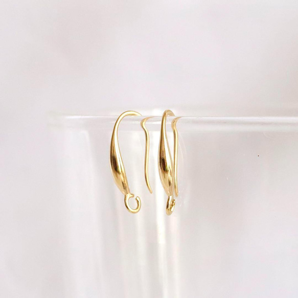 新入荷 高品質 14kgf ぷっくりフレンチフックピアス 5ペア10個 その他素材 coco's cotton 14kgf 通販｜Creema(クリーマ) 17790307