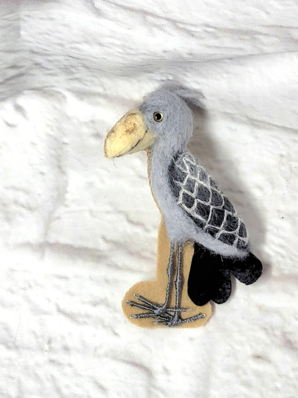 ハシビロコウ︎︎ ︎︎ブローチ ブローチ Yossy 通販 17790828｜Creema(クリーマ)