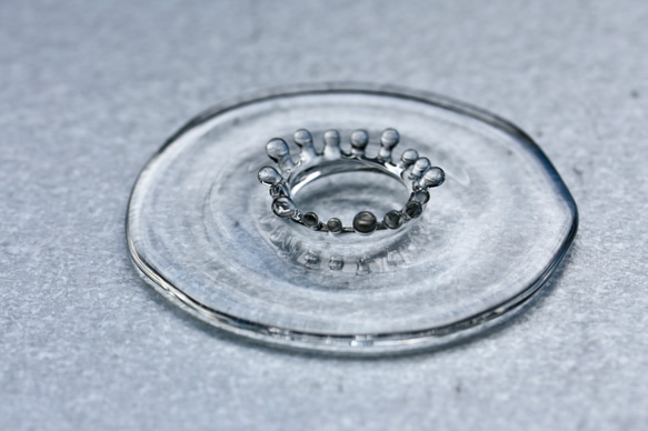 【現品】歪 -ibitsu- 30g 水冠 -watercrown- Art object 245_3 立体・オブジェ ウルグルグラス｜岡本 ...