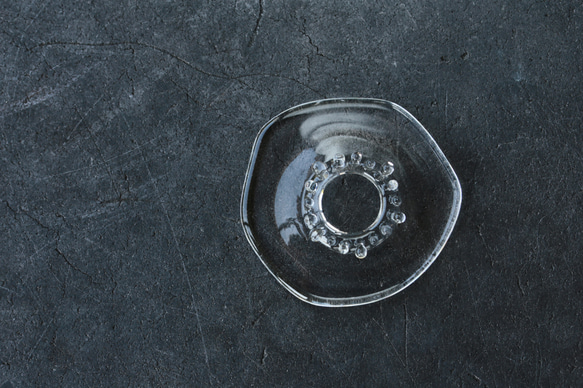 【現品】歪 -ibitsu- 20g 水冠 -watercrown- Art object 246_12 立体・オブジェ ウルグルグラス｜岡本 ...