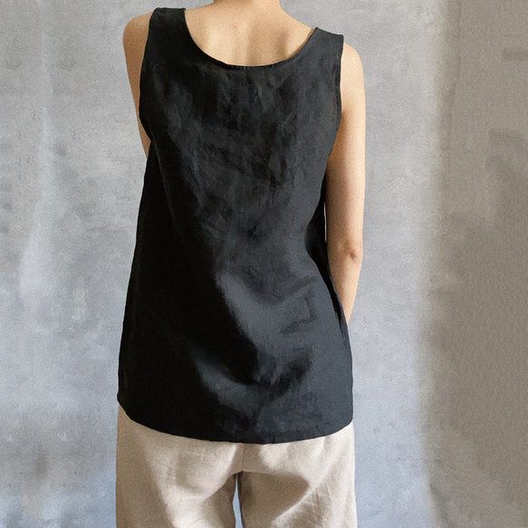 [オーダーアイテム] リネンタンクトップ 〈 Lサイズ 〉 国内織リネン100% color : 5color タンクトップ・キャミソール itoa.n. ｲﾄｱｴﾇ 通販 17805375 ...