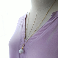 ヴィンテージ Pearlビーズ（16㎜）Goldトーンのネックレス 60㎝ ネックレス・ペンダント ブルーダリア 通販 17807180 ...