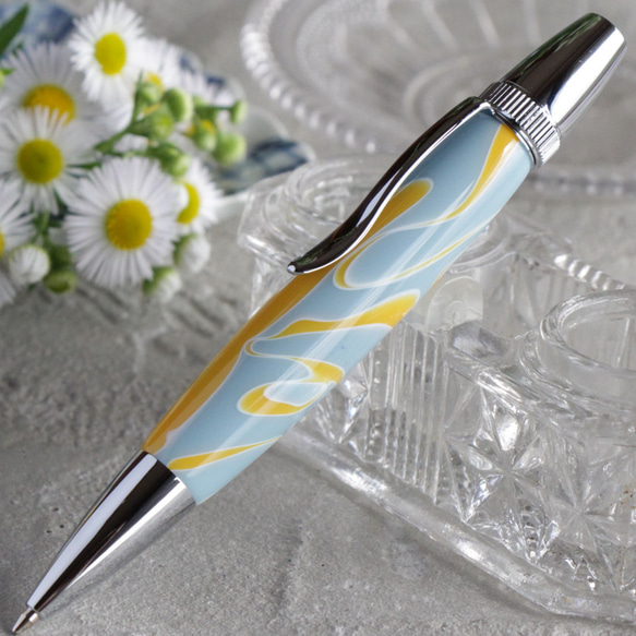 「ニースの窓辺 Window Opening on Nice・Chouette」手作りボールペン ペン・筆記用具 万年筆作家Viriditas ...