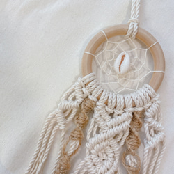 マクラメドリームキャッチャー/マクラメタペストリー/西海岸インテリア/シェル/ウッドリング タペストリー・壁掛け ameri macrame 通販 17816086｜Creema(クリーマ)