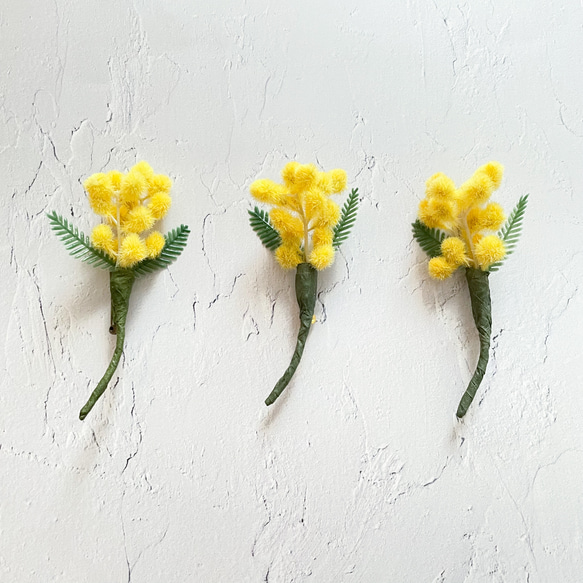 *再販* ミモザ プチブローチ ブローチ La Bonbonniere 通販 1782383｜Creema(クリーマ)