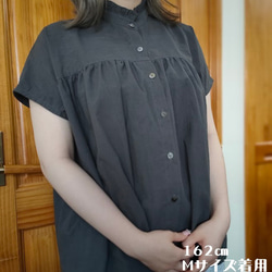 再販×14 フレンチスリーブブラウス S・M・L・LL 全16色から選べます ブラウス kurumi no mori* 通販 17855940｜Creema(クリーマ)