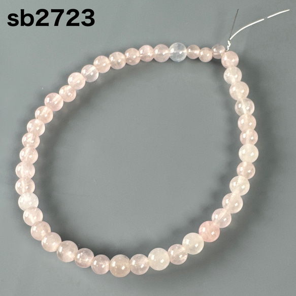 ローズクォーツ 4ミリビーズ 43個 sb2723 その他アクセサリー pinky 通販 17863393｜Creema(クリーマ)