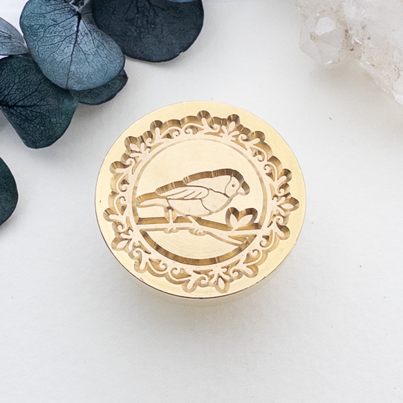 シーリングスタンプ ヘッドのみ 鳥 25mm シーリングワックス スタンプヘッド sw109 はんこ・スタンプ OKAERI ★18時〆翌日 ...