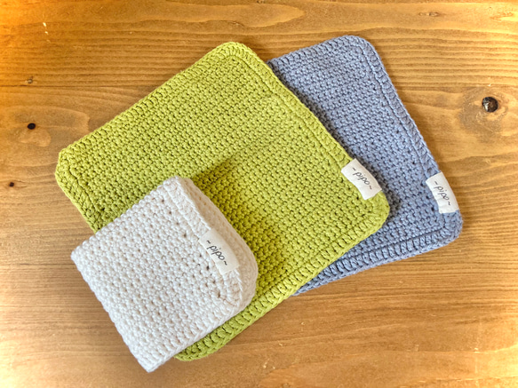 knit handkerchief ハンカチ・手ぬぐい ～pipo～ 通販 17890011｜Creema(クリーマ)