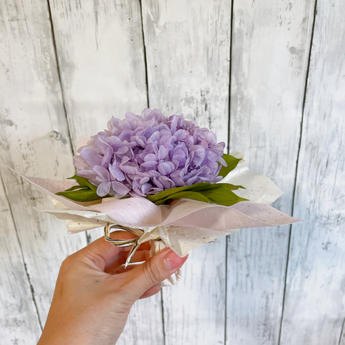 紫陽花ブーケ ①② プリザーブドフラワー MUM FLOWERS 通販 紫陽花ブーケ ①② プリザーブドフラワー MUM FLOWERS 通販