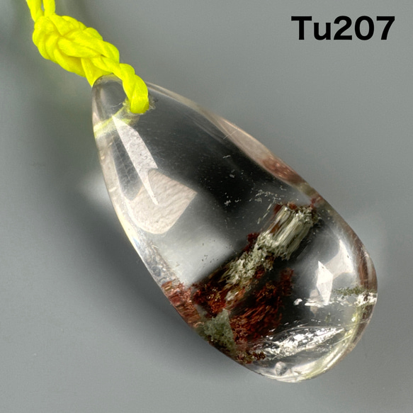 ガーデンクォーツ 25.5ミリ 穴あきタンブル Tu207 天然石 pinky 通販｜Creema(クリーマ)