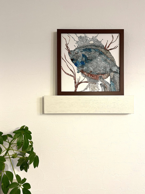 【原画】【一点物】『ヒラメと珊瑚』 絵画 MOCO 通販 17902865｜Creema(クリーマ)