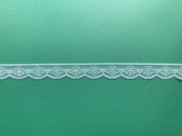 白レース細幅 ＠50cm/￥ #750W レース Madame Emiko 通販 17914639｜Creema(クリーマ)