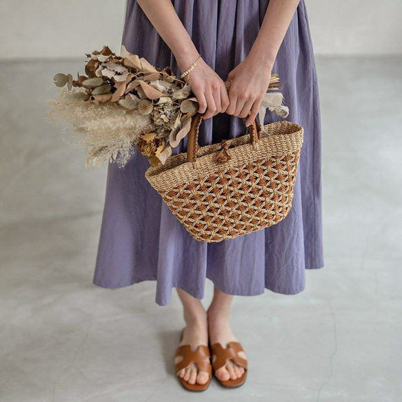 籃子包，麻蕉，皮革手柄，真皮，女士手提包，包包，夏季，adchina，黑色 編織包 nitchmo - Hallelujah 的作品 ...