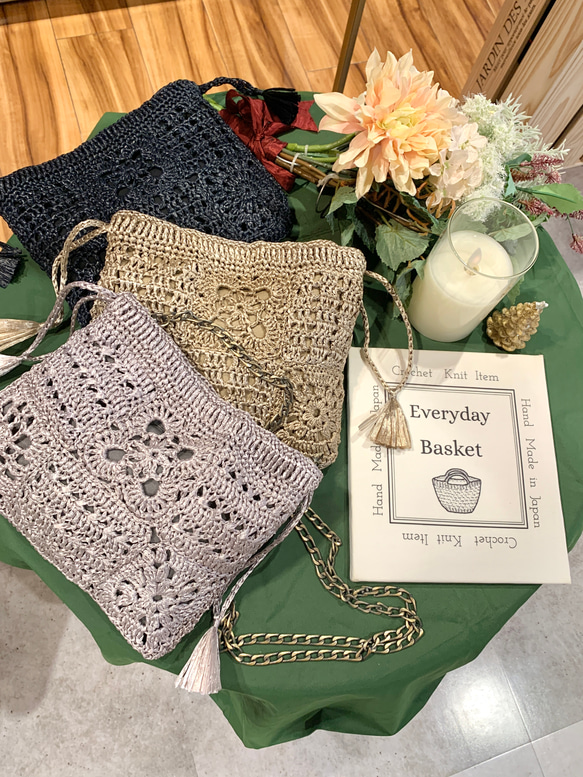 モチーフポシェット ポシェット Everyday Basket 通販 17918651｜Creema(クリーマ)