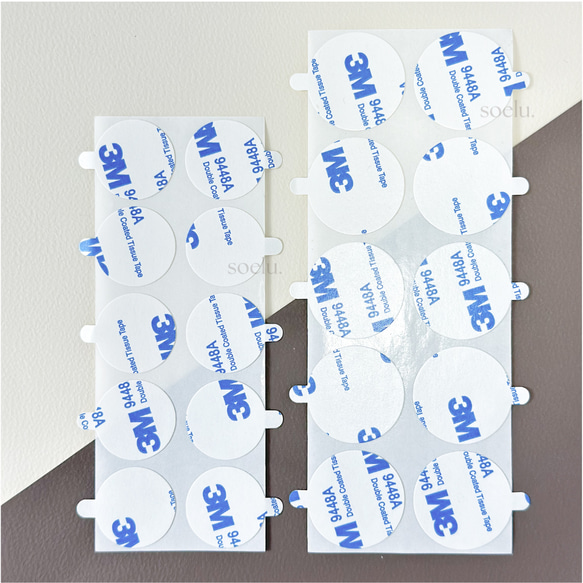 3M両面テープ｜2サイズ展開｜40枚 その他素材 soelu. 通販 17918915｜Creema(クリーマ)