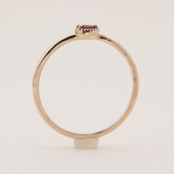 【K10/1点物】ルビーリング 指輪・リング EggPlant 通販 17926322｜Creema(クリーマ)