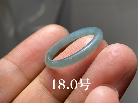 L6-243 美品 18.0号 天然グアテマラ産 A貨 本翡翠 くりぬき リング 指輪・リング mika-Jewelry 通販 ...