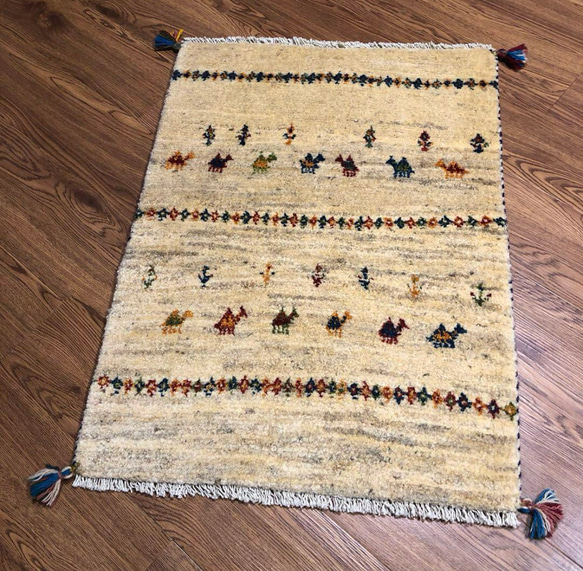 ペルシャギャッベ (ギャベ) 玄関マット No:GP-413 カーペット・絨毯・ラグ・マット A’s Rug【エーズラグ】 通販 ...