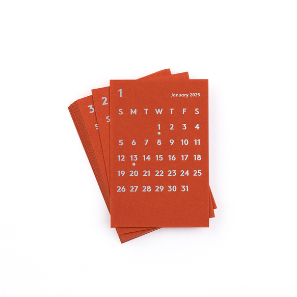CLARA Calendar Refill 2025 Orange｜卓上カレンダー リフィル カレンダー JACKAL 通販 17958543 ...