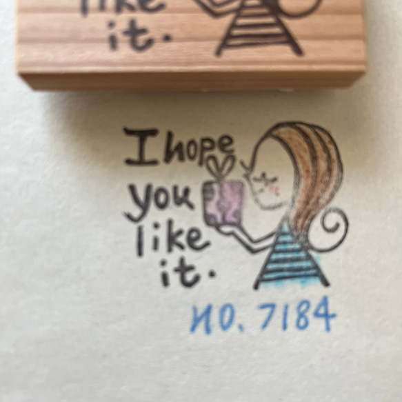 スタンプ No. 7184気に入ってもらえたらいいな はんこ・スタンプ fuu 通販｜Creema(クリーマ) 17972569