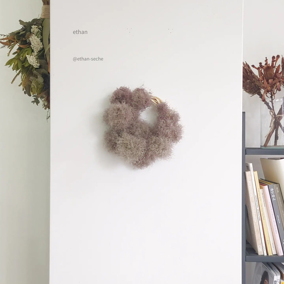 Dried flowers wreath / SMOKE TREE " MOKUMOKU " リース ethan 通販 17984219 ...