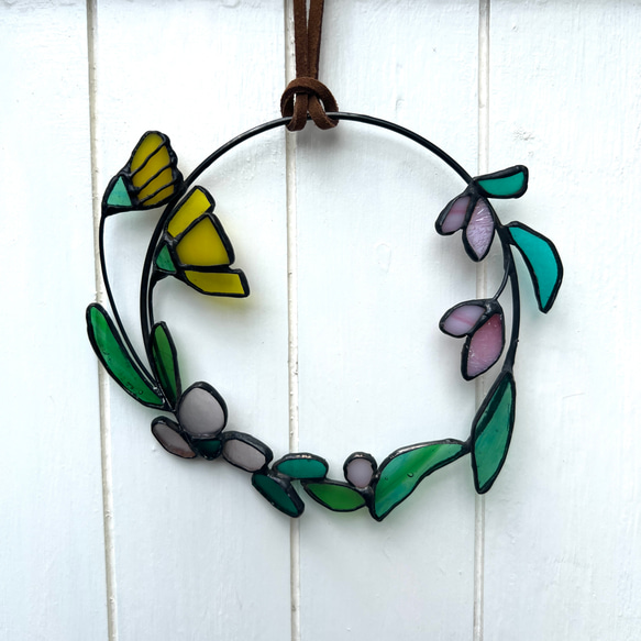 botanical glass R-5 サンキャッチャー Glass Studio Moteko 通販 18011731｜Creema(クリーマ)