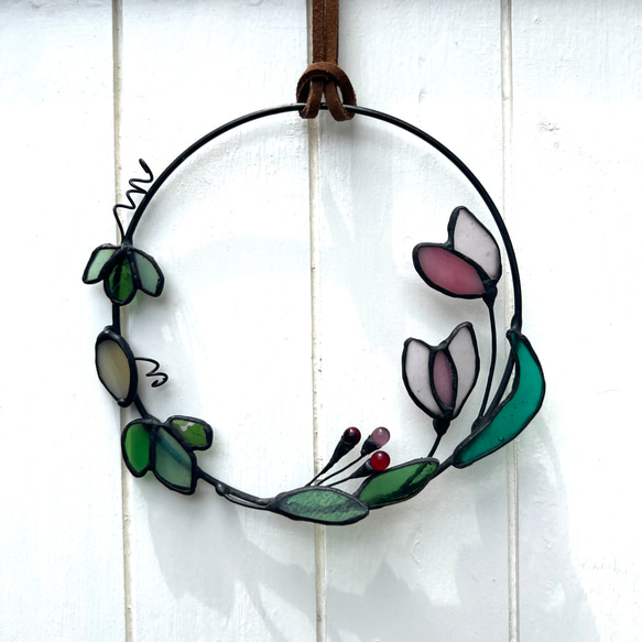 botanical glass R-6 サンキャッチャー Glass Studio Moteko 通販 18011788｜Creema(クリーマ)