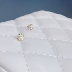 【SALE】 silver925 ラウンド CZダイヤ ブリリアントピアス ミニピアス 4060235-54 ピアス（スタッド・一粒） curro 通販 18024121｜Creema(クリーマ)