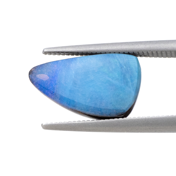 【あふれるブルーの光が魅力】ボルダーオパール 3.85ct 天然石 まるむ商会 通販 18032682｜Creema(クリーマ)